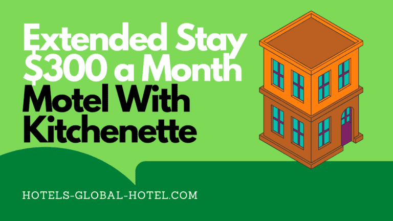 Best Extended Stay $300 a Month Motel With Kitchenette ️